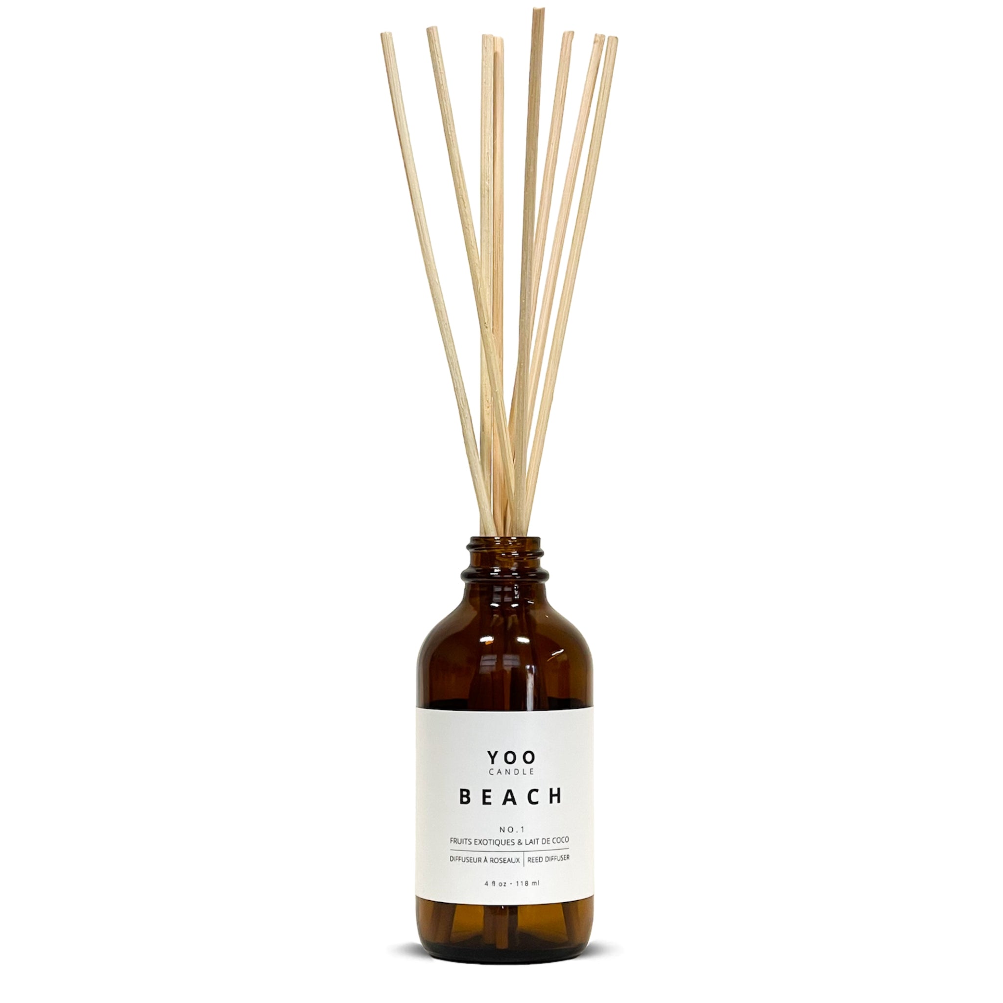 YOO BEACH – 4 FL OZ Reed Diffuser – Yoocandle